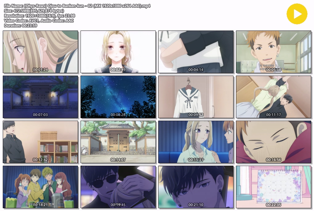 [Ohys-Raws] 아가씨와 충견군 - 02 (MX 1920x1080 x264 AAC)